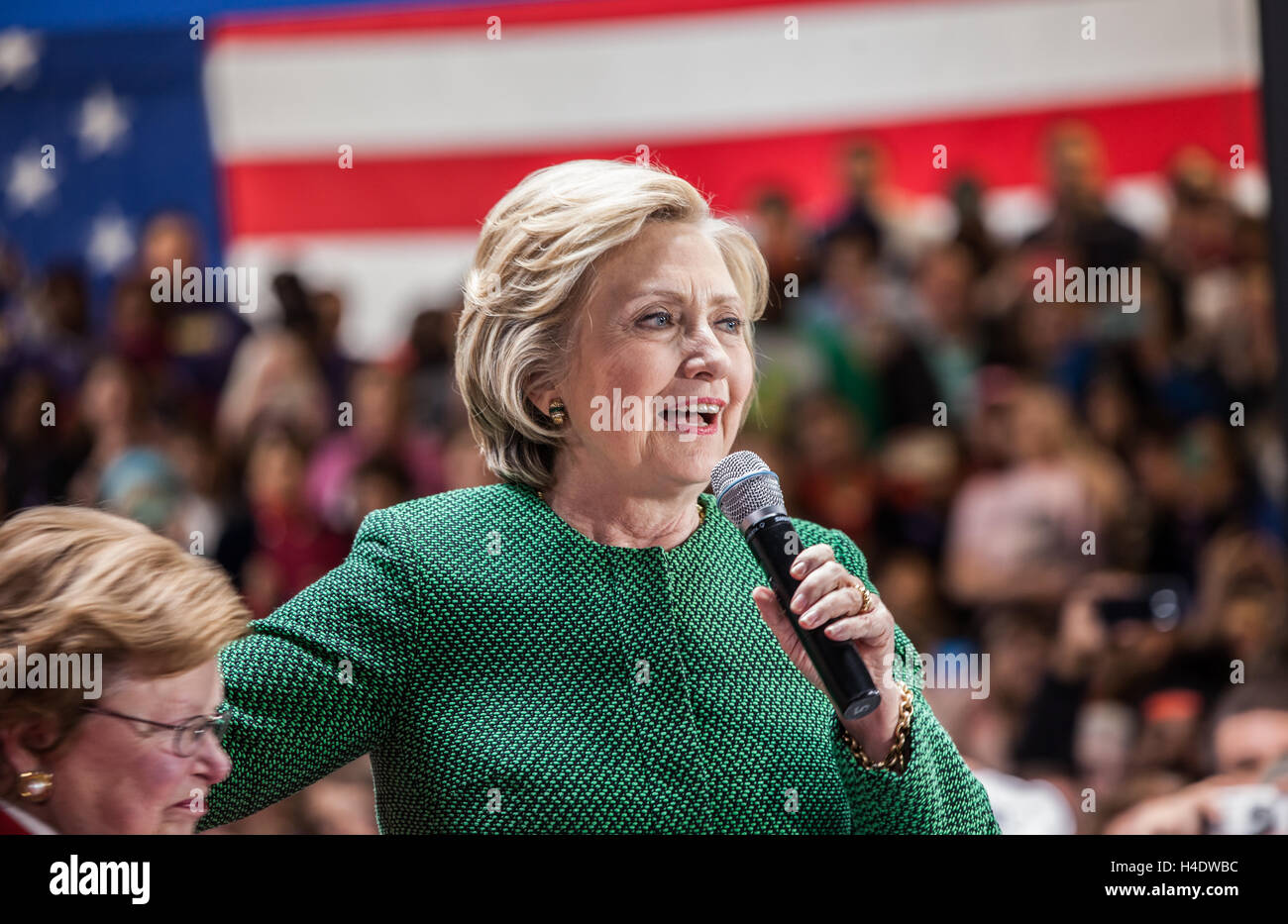 Hillary Clinton speaks at a Grassroots organizing event held at The ...
