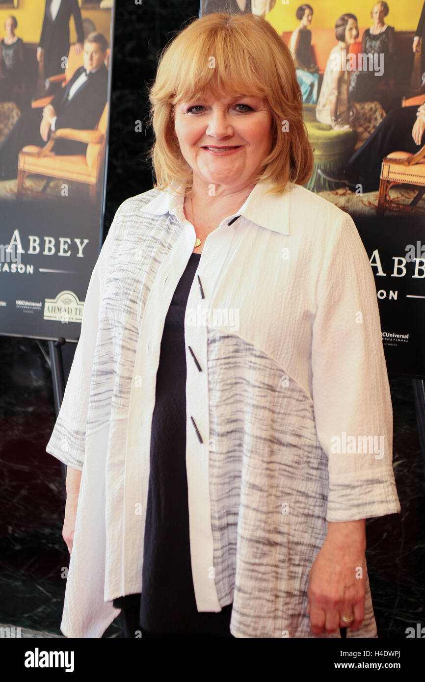 Lesley Nicole attends the Downton Abbey event at the Linwood Dunn ...