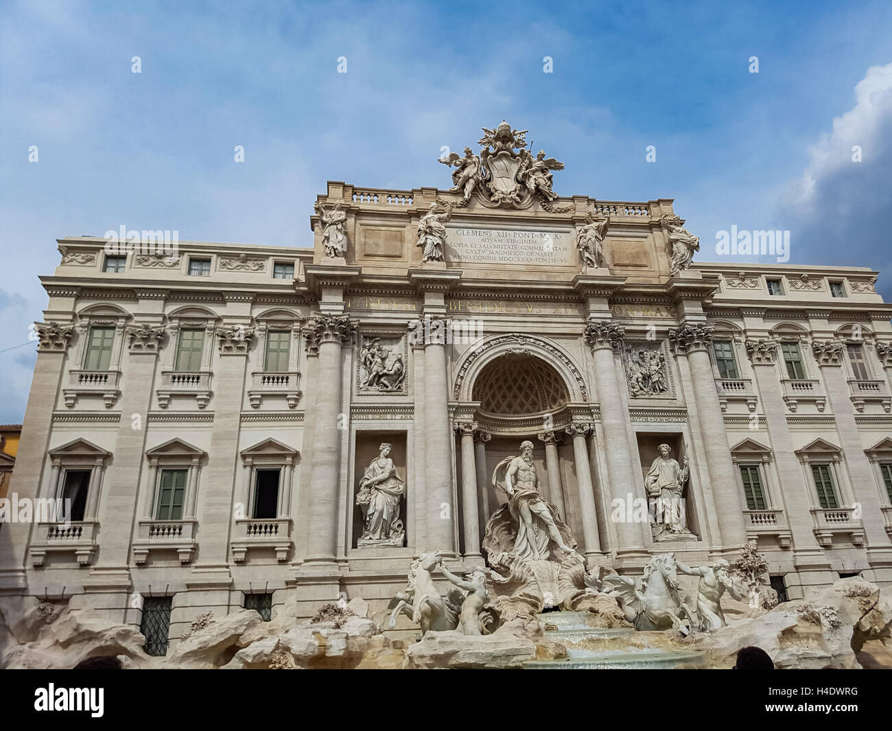 Fountain trevi district rome hi-res stock photography and images - Alamy