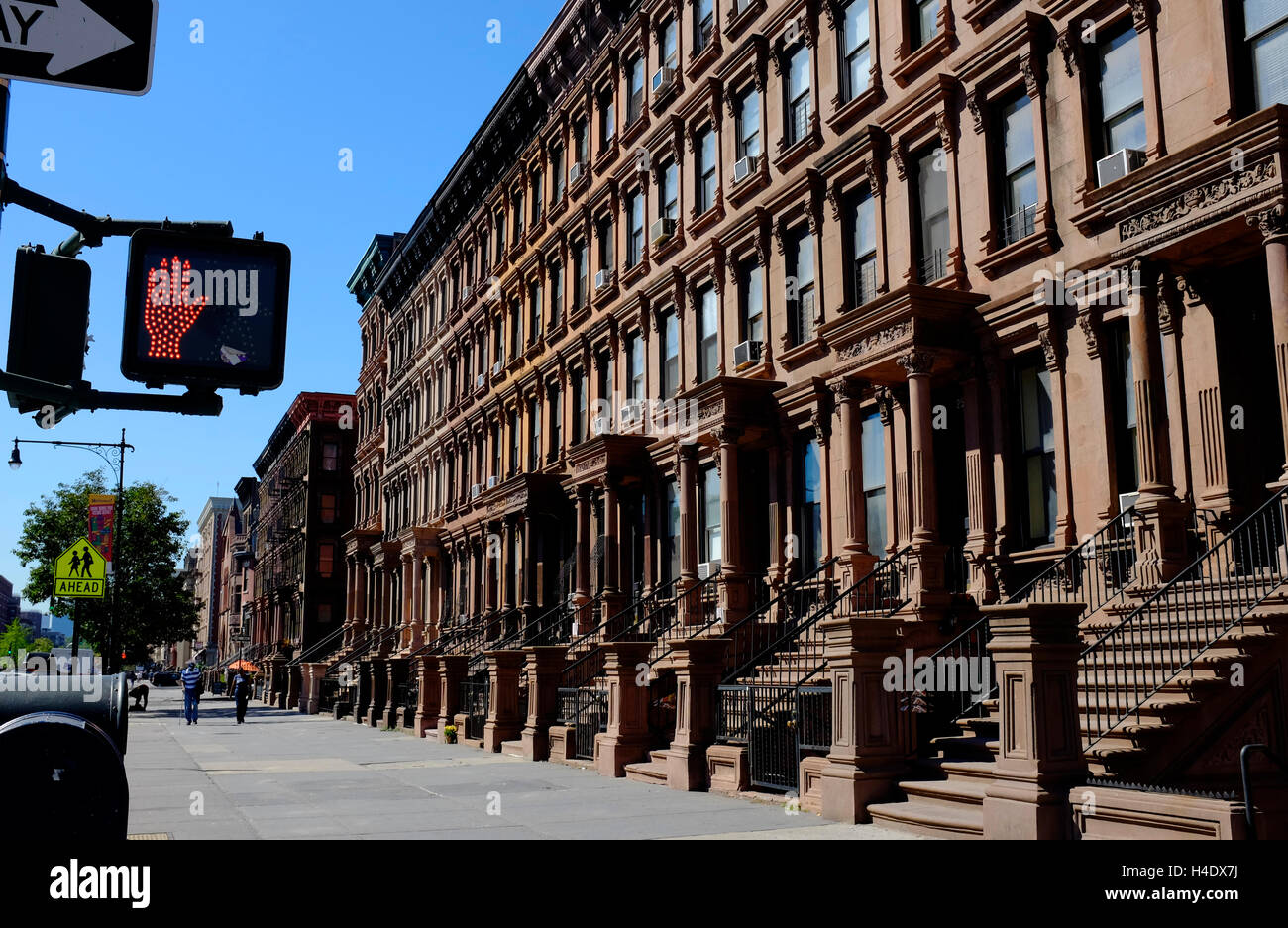 Malcolm x boulevard lenox avenue hi-res stock photography and images ...