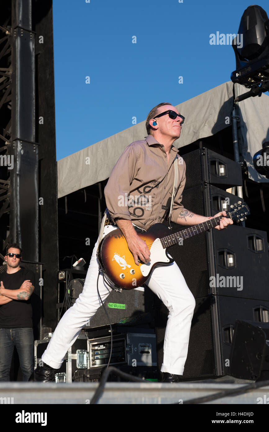 Brian Baker of Bad Religion performs at Riot Fest at the National ...