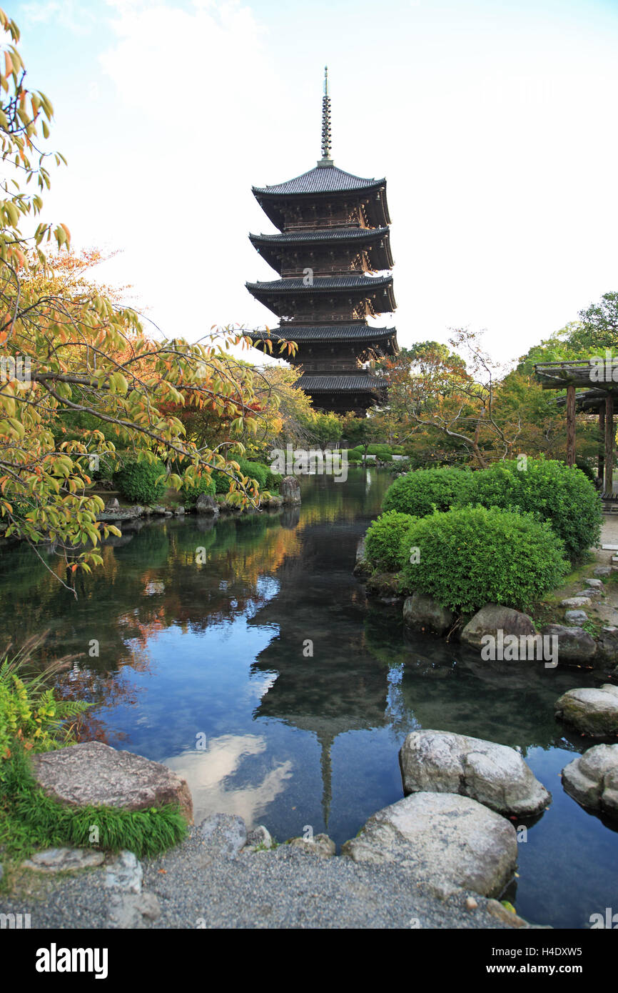 Japan, Kyoto, Pagoda Toji Temple, UNESCO World Heritage Stock Photo - Alamy