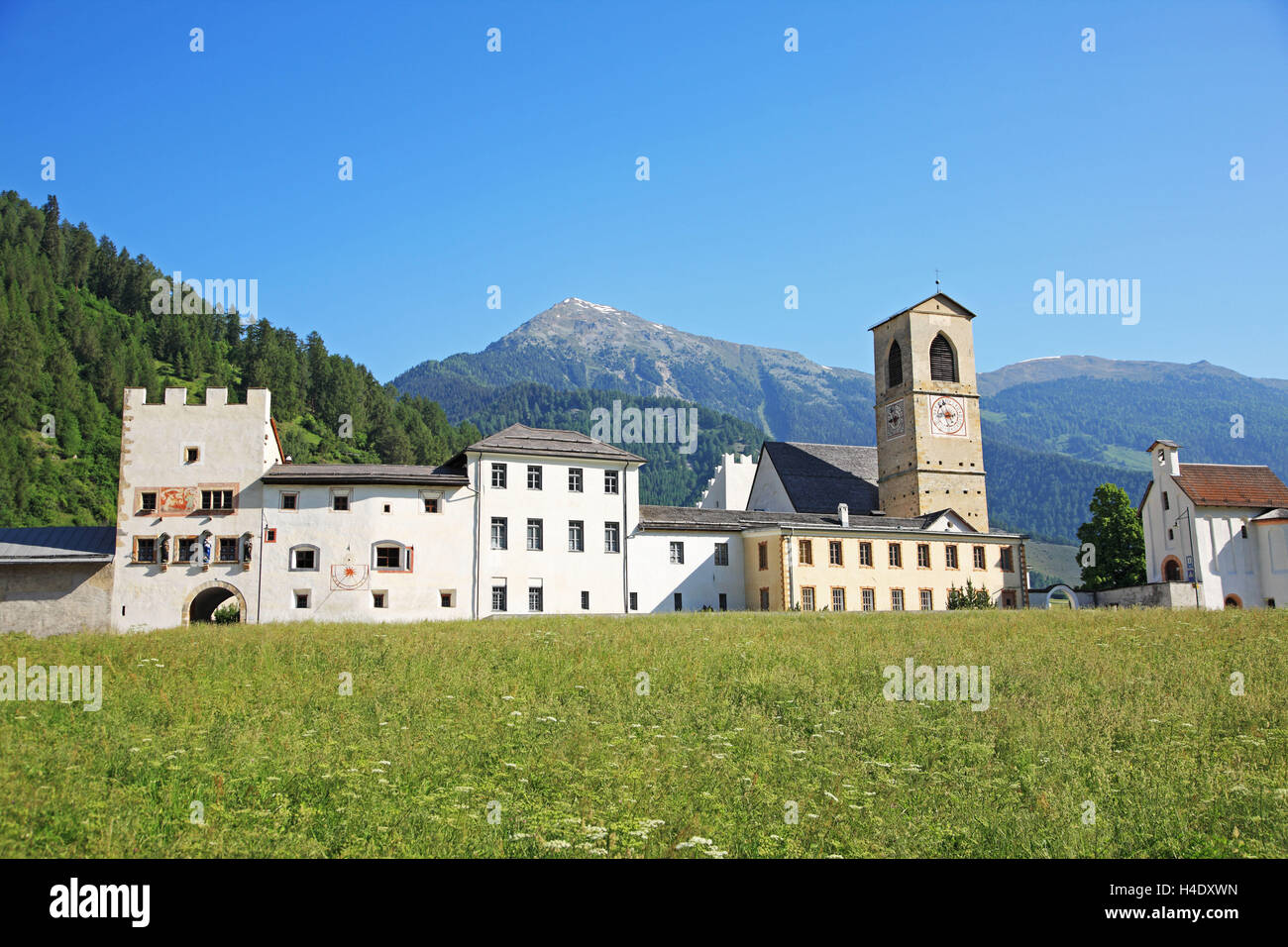 Benedictine Convent piece John At Müstair, Switzerland, Canton ...