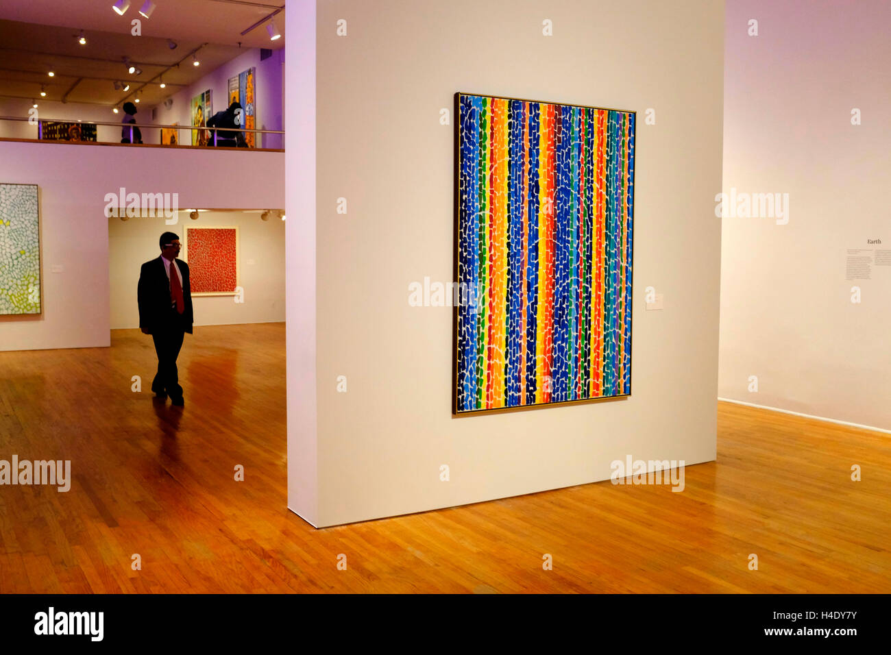 Exhibition hall inside of Studio Museum in Harlem.Manhattan.New York ...