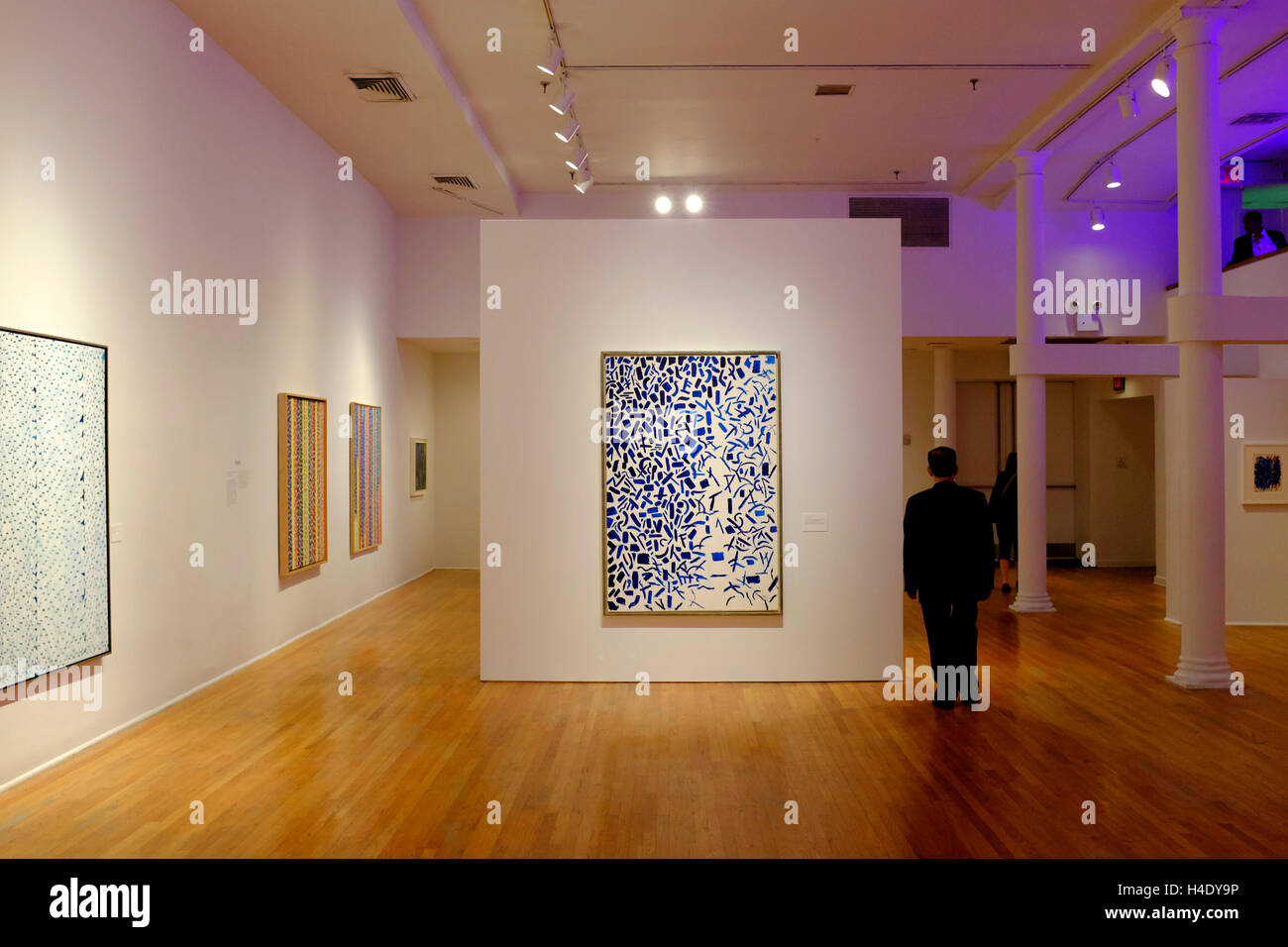 Exhibition hall inside of Studio Museum in Harlem.Manhattan.New York ...