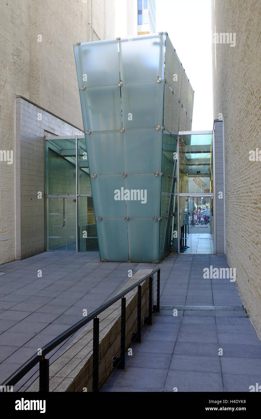 Art works displaying at outdoor exhibition space in the Studio Museum ...