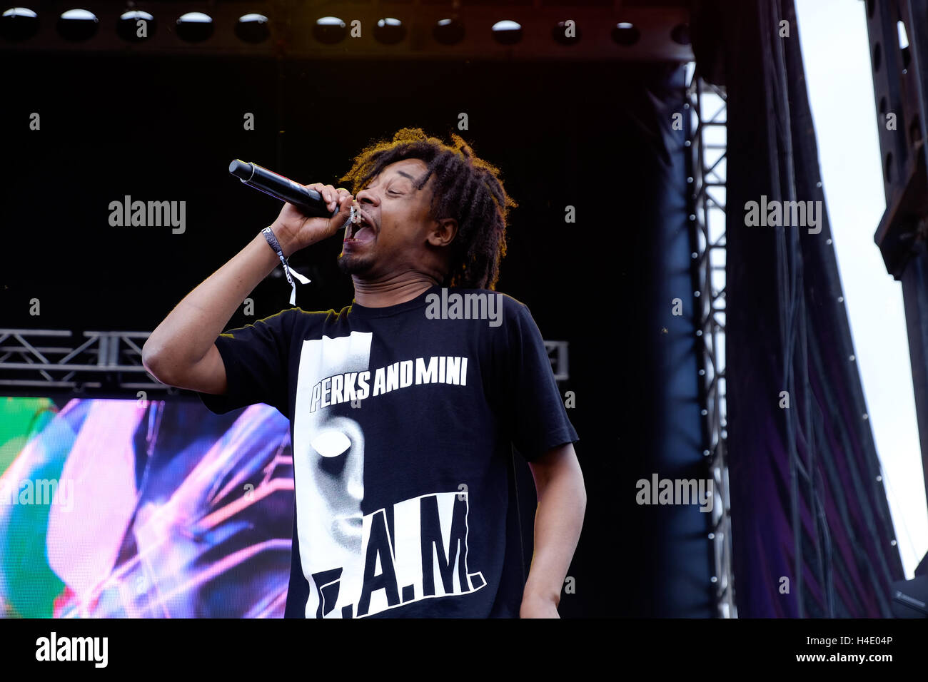 Danny Brown performs at Soundset Music Festival in St. Paul on May 29 ...