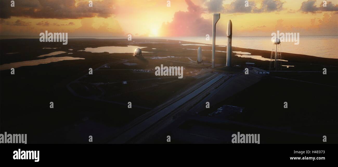 Artists concept illustration of the SpaceX Interplanetary Transport ...