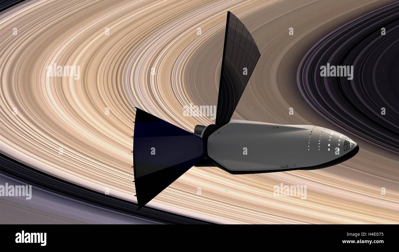 Artists concept illustration of the SpaceX Interplanetary Transport ...