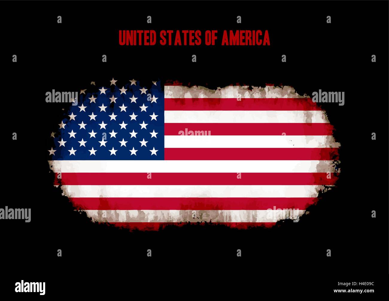 Old us flag illustration Stock Vector Images - Alamy