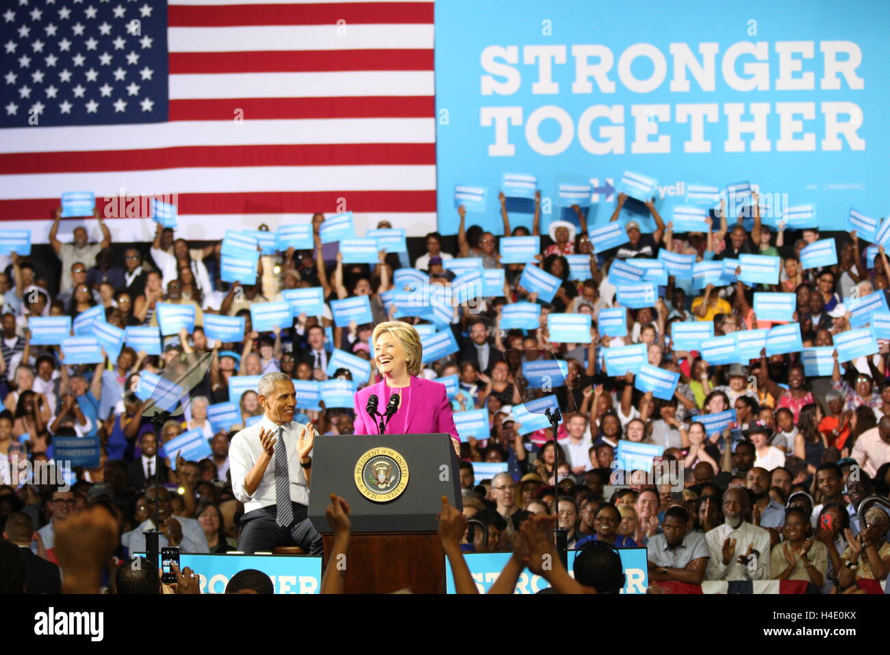 Presidential candidate Hillary Diane Rodham Clinton campaigns in ...