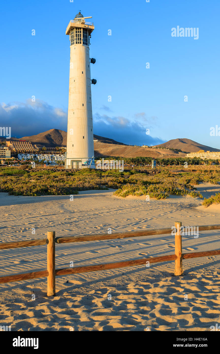 Morro jable lighthouse fuerteventura hi-res stock photography and ...