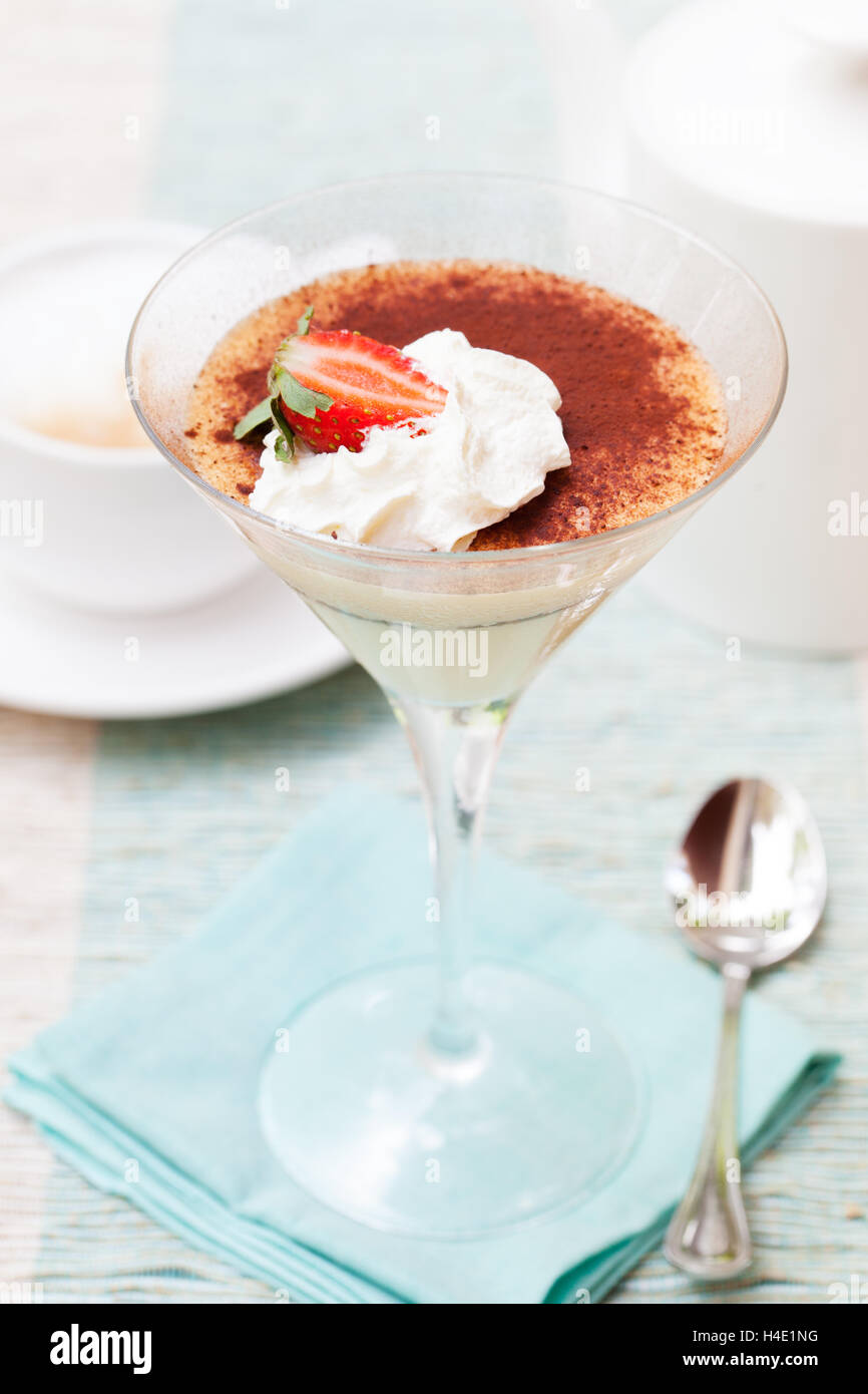 Tiramisu, traditional Italian dessert Stock Photo - Alamy