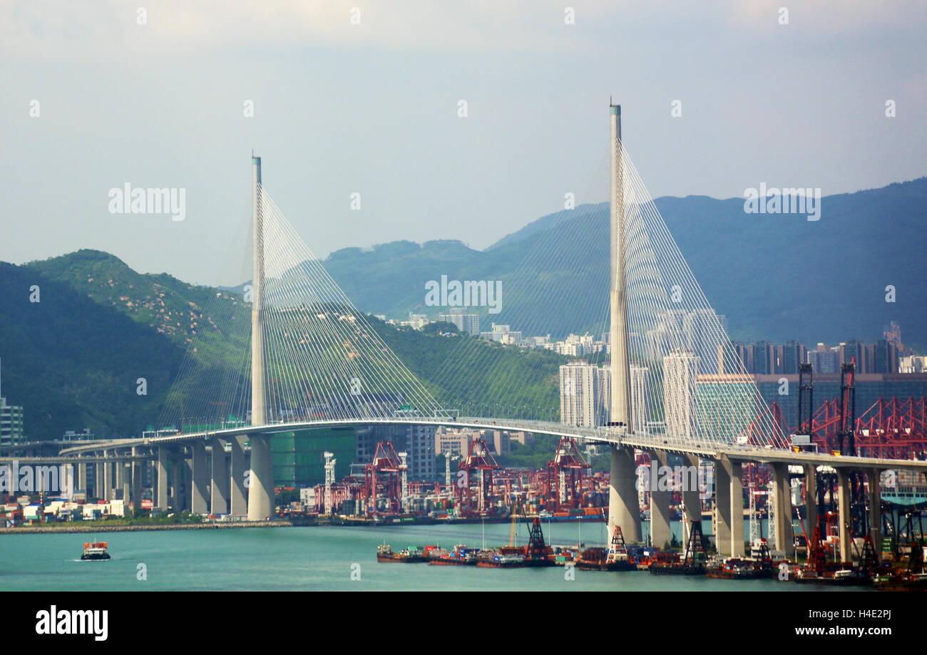 Stonecutters bridge hong kong hi-res stock photography and images - Alamy