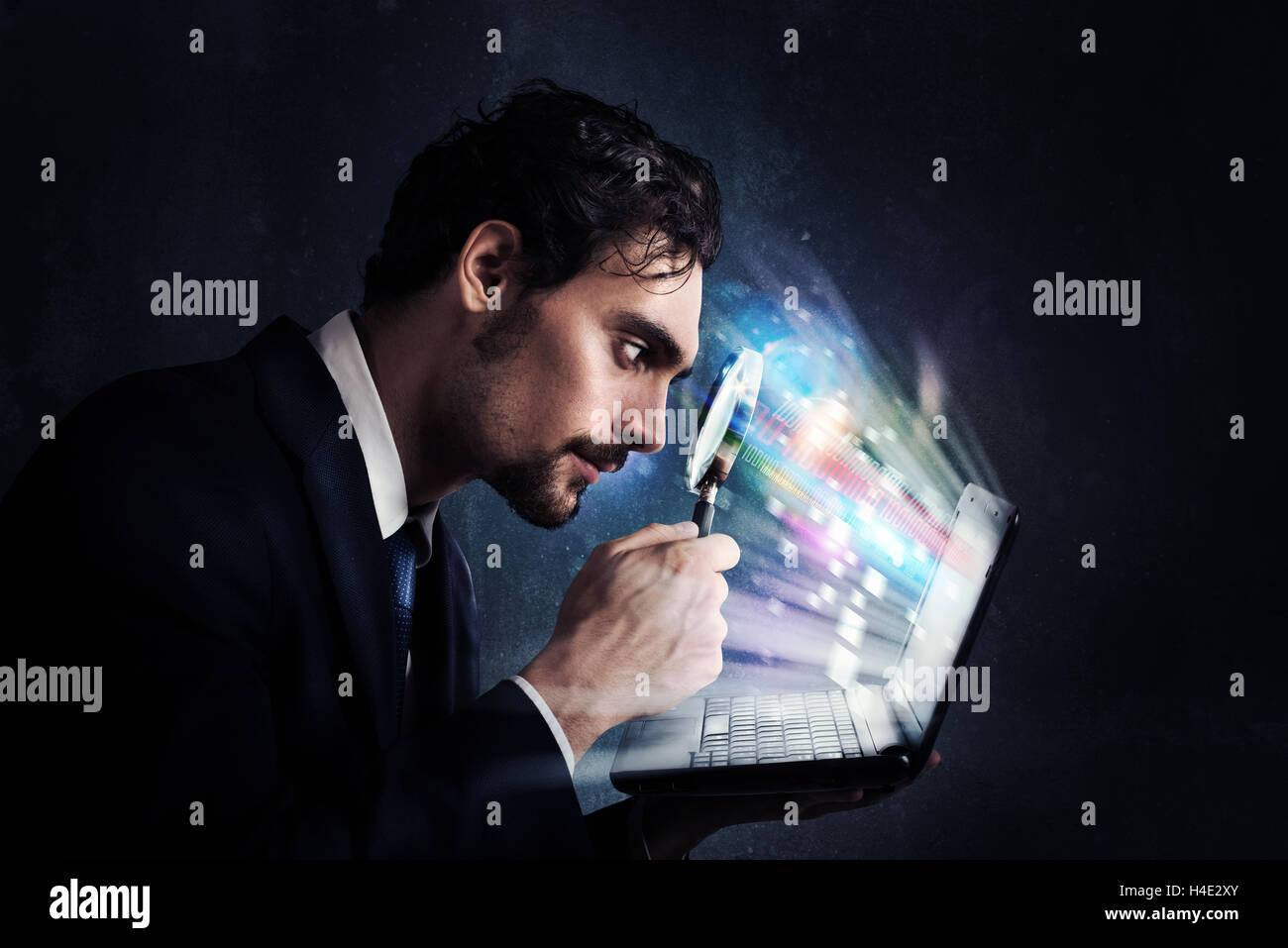Examine data hi-res stock photography and images - Alamy