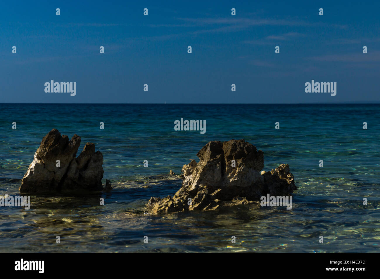 Vir is an island on the Croatian coast of the Adriatic Sea Stock Photo ...