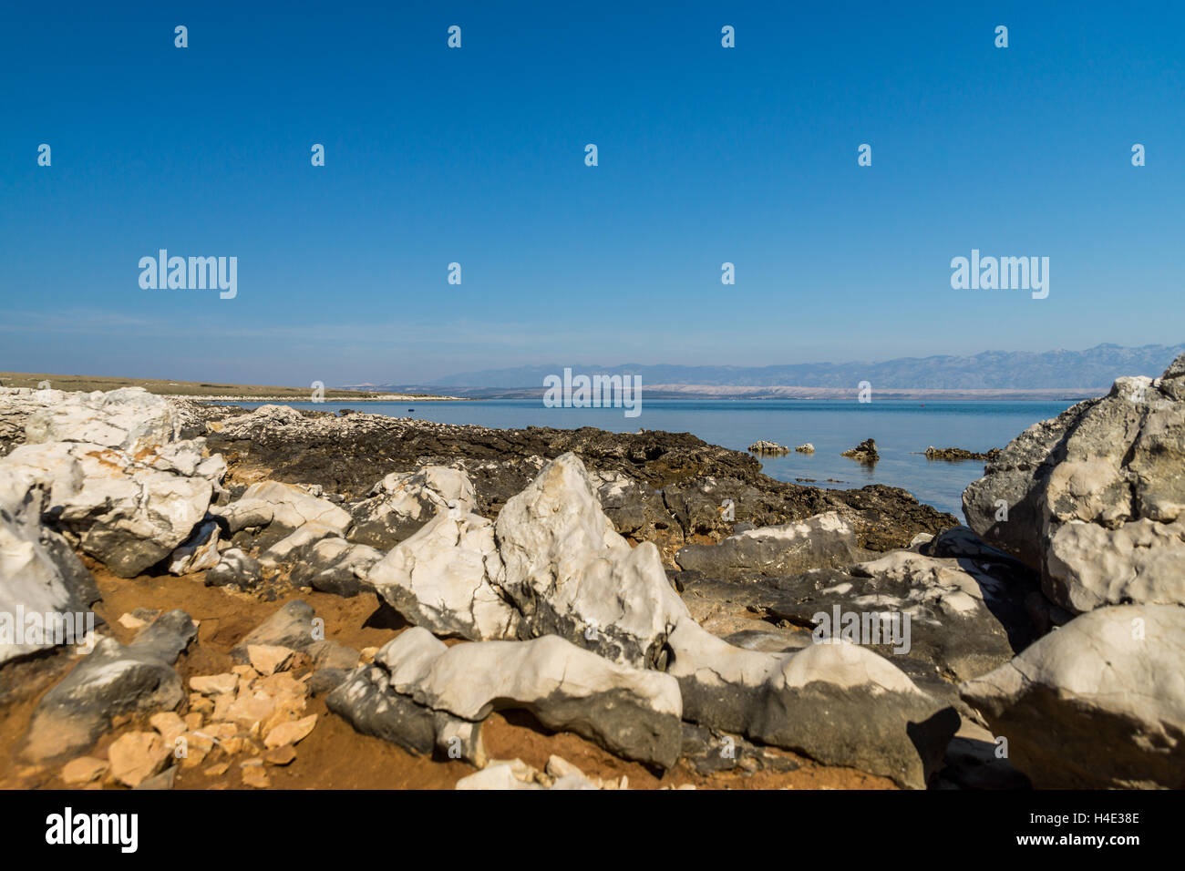 Vir is an island on the Croatian coast of the Adriatic Sea Stock Photo ...