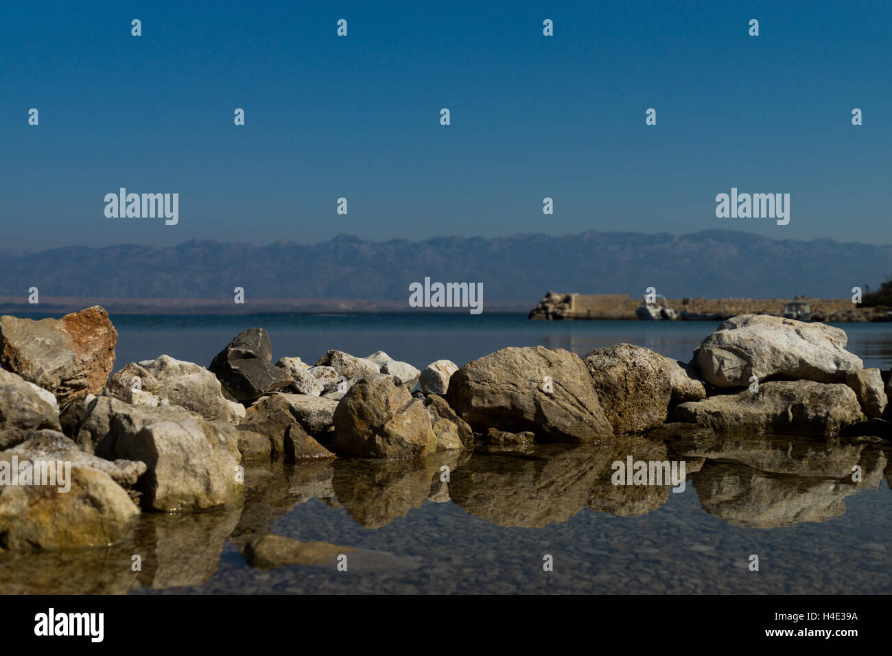 Vir is an island on the Croatian coast of the Adriatic Sea Stock Photo ...