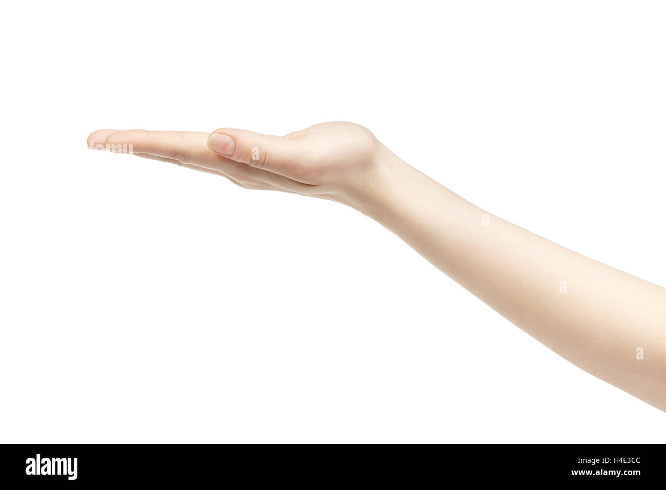 Empty female palm hi-res stock photography and images - Alamy