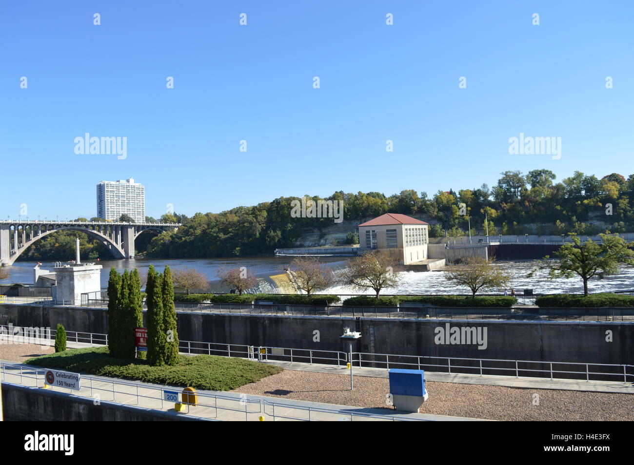 Ford Dam in Minnesota Stock Photo - Alamy