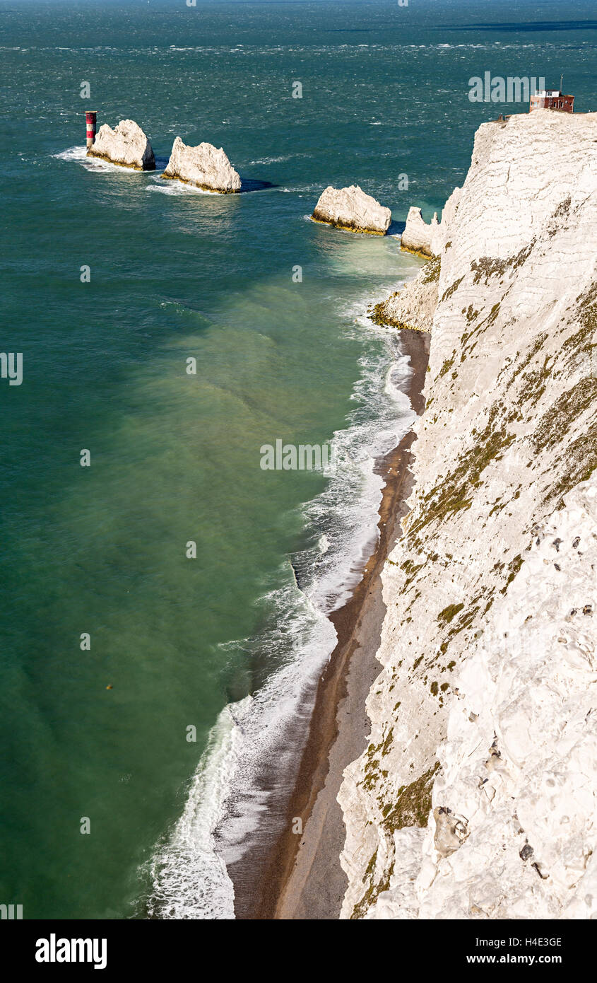 Needles Lighthouse Isle Of Wight High Resolution Stock Photography and ...
