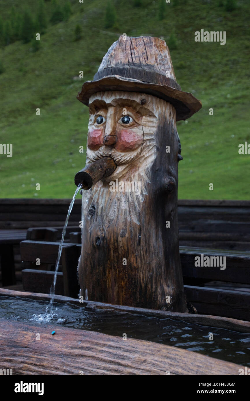 A dew pond at the Nock Alp Street in Carinthia, Austria, in July Stock ...
