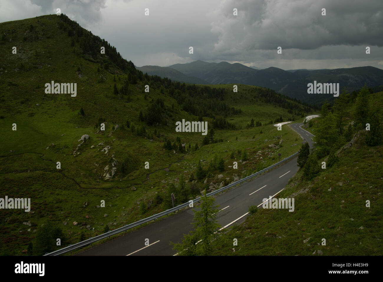 The Nock Alp Street in Carinthia, Austria, in July Stock Photo - Alamy