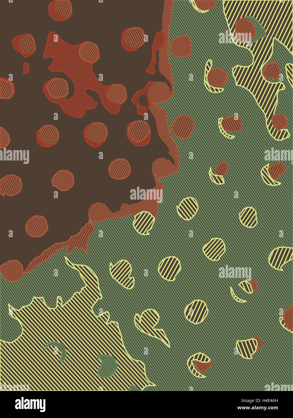 Abstract background full of round circle shapes for design and print ...