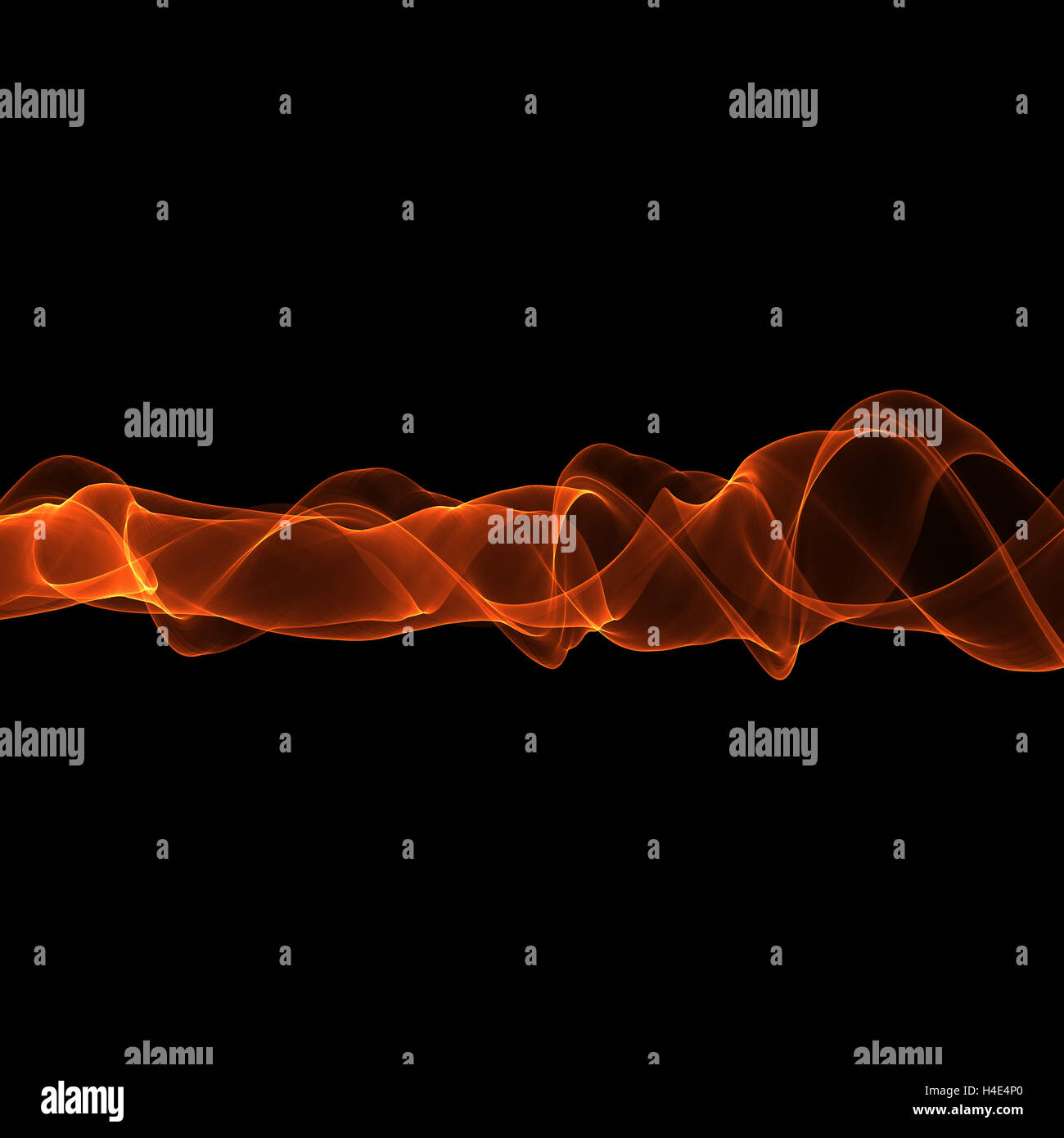 abstract red wavy smoke flame over black background Stock Photo - Alamy