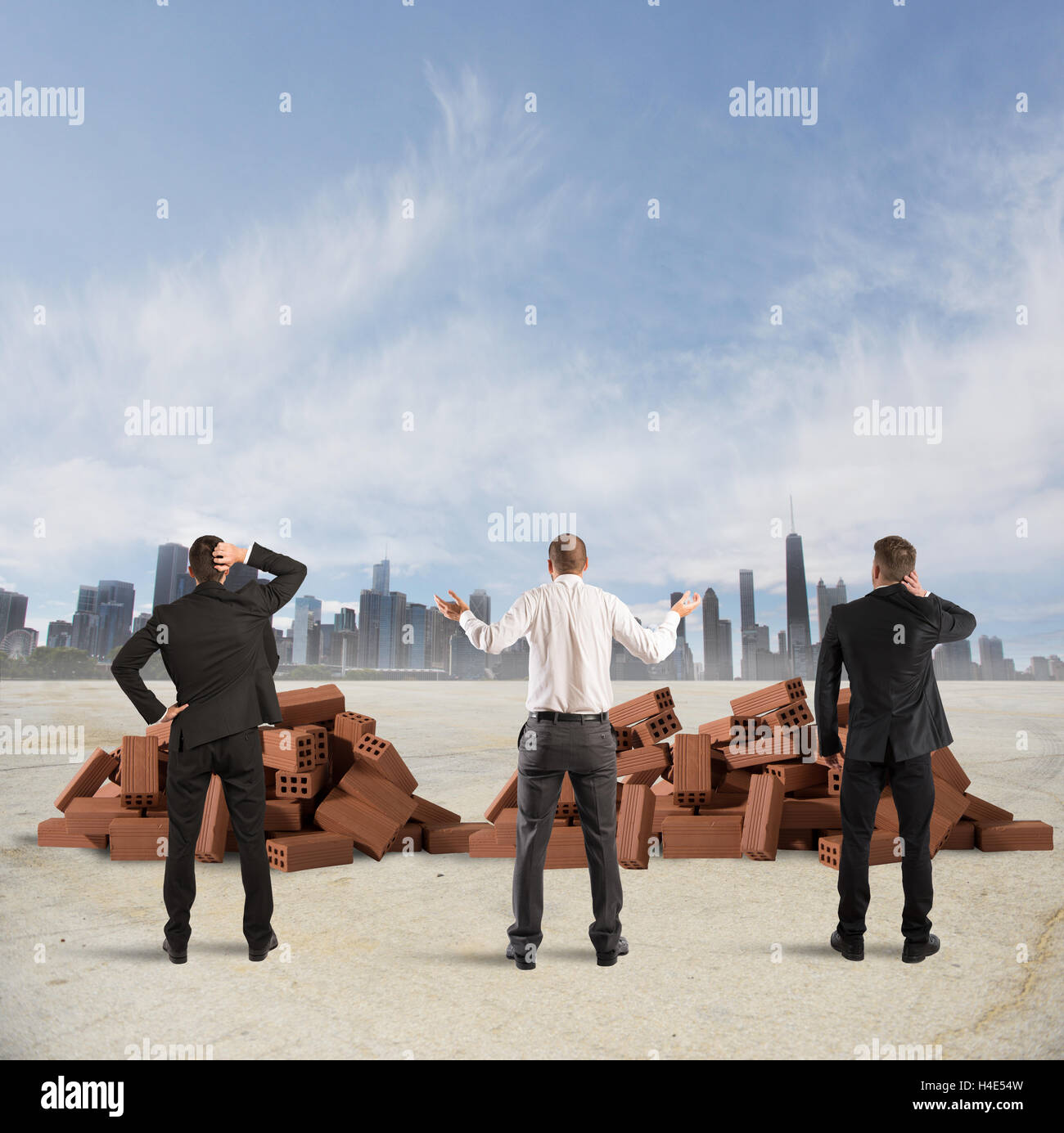 Failure of a building project Stock Photo - Alamy