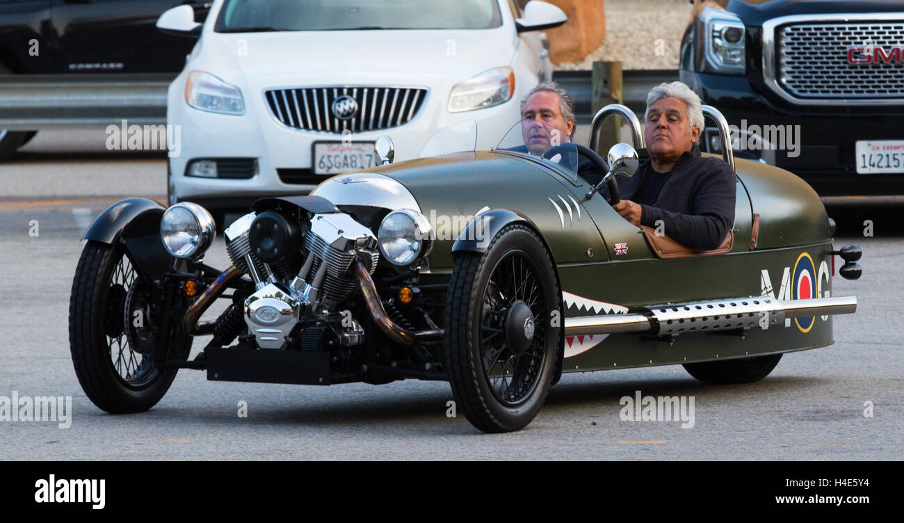 Marc Hoffman and Jay Leno attend ‘Jay Leno’s Garage’ Premiere Event at ...