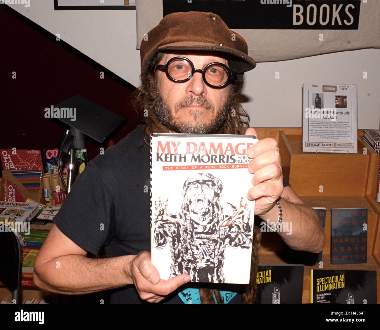 Keith Morris at Keith Morris "My Damage" Book Launch at Skylight Books ...