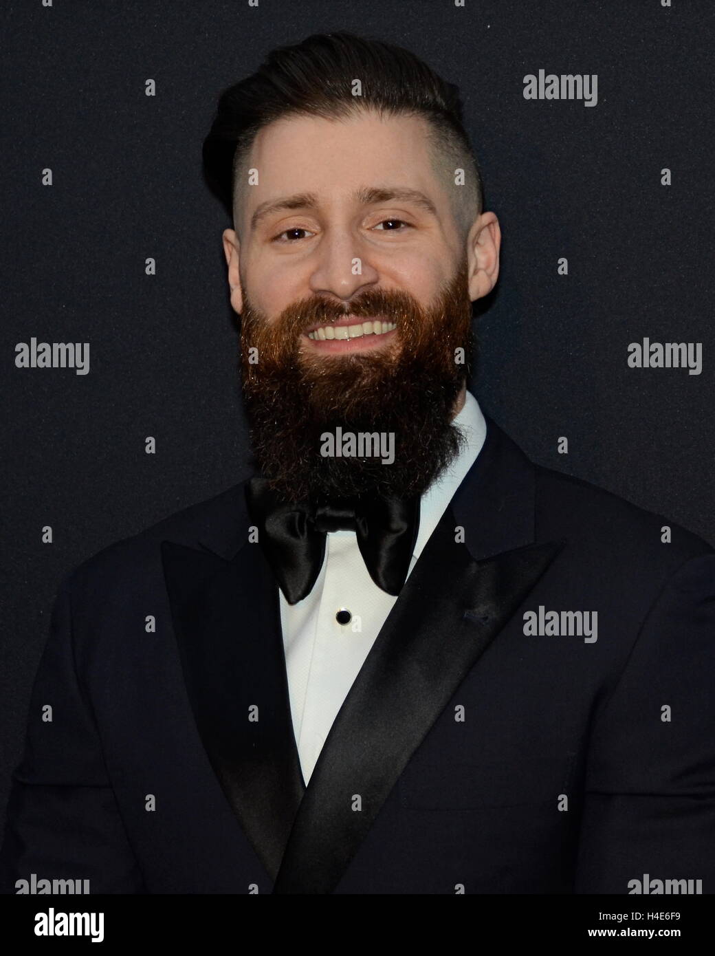 Ryan Goldston arrives at the MOCA 2016 Gala at The Geffen Contemporary ...