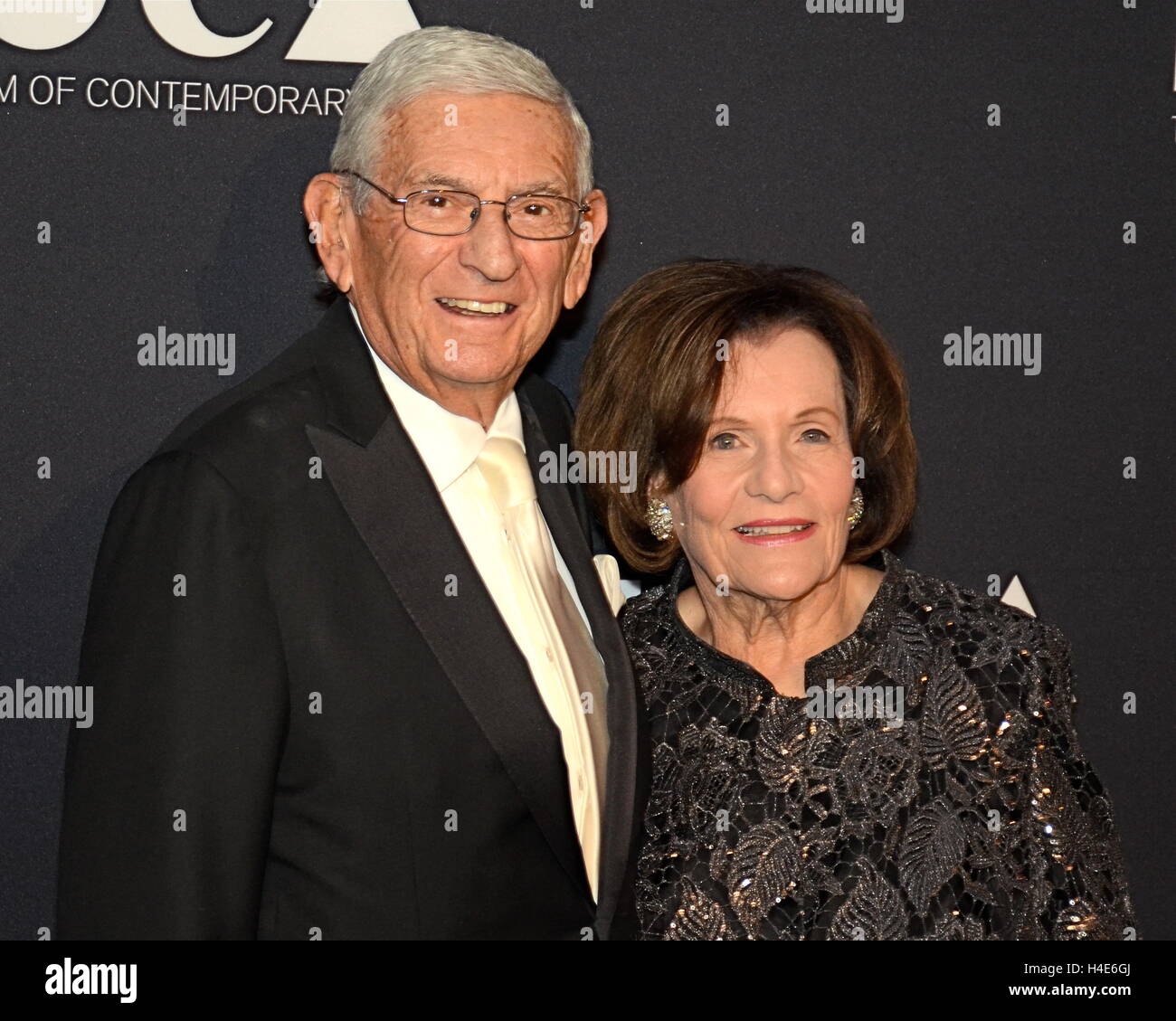 Eli Broad and Edythe L. Broad arrives at the MOCA 2016 Gala at The ...