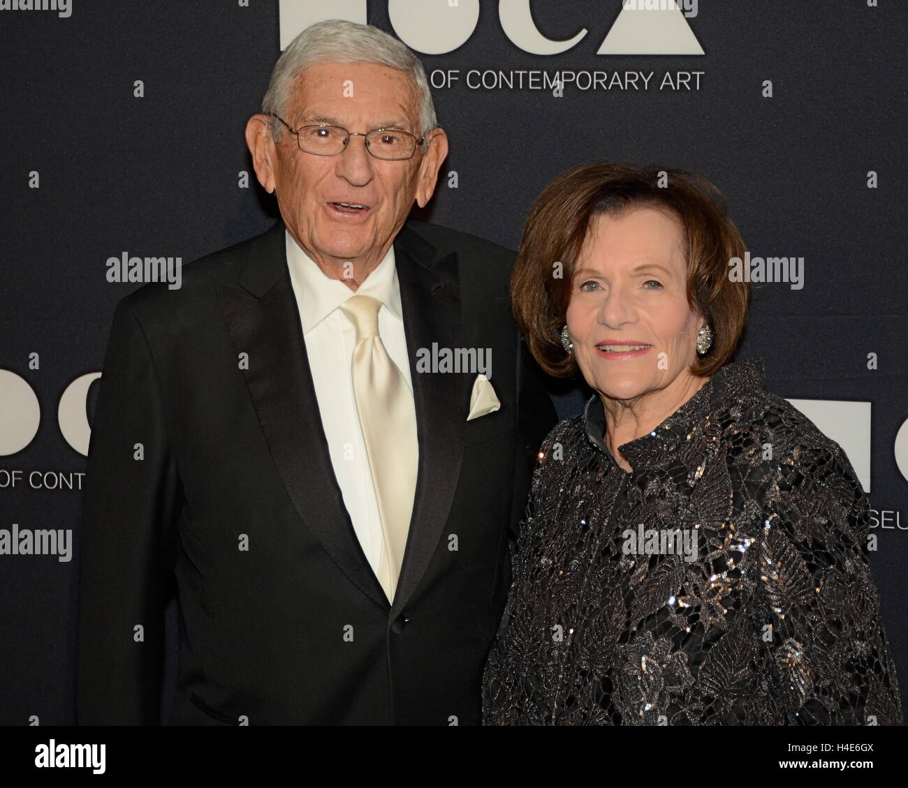 Eli Broad and Edythe L. Broad arrives at the MOCA 2016 Gala at The ...