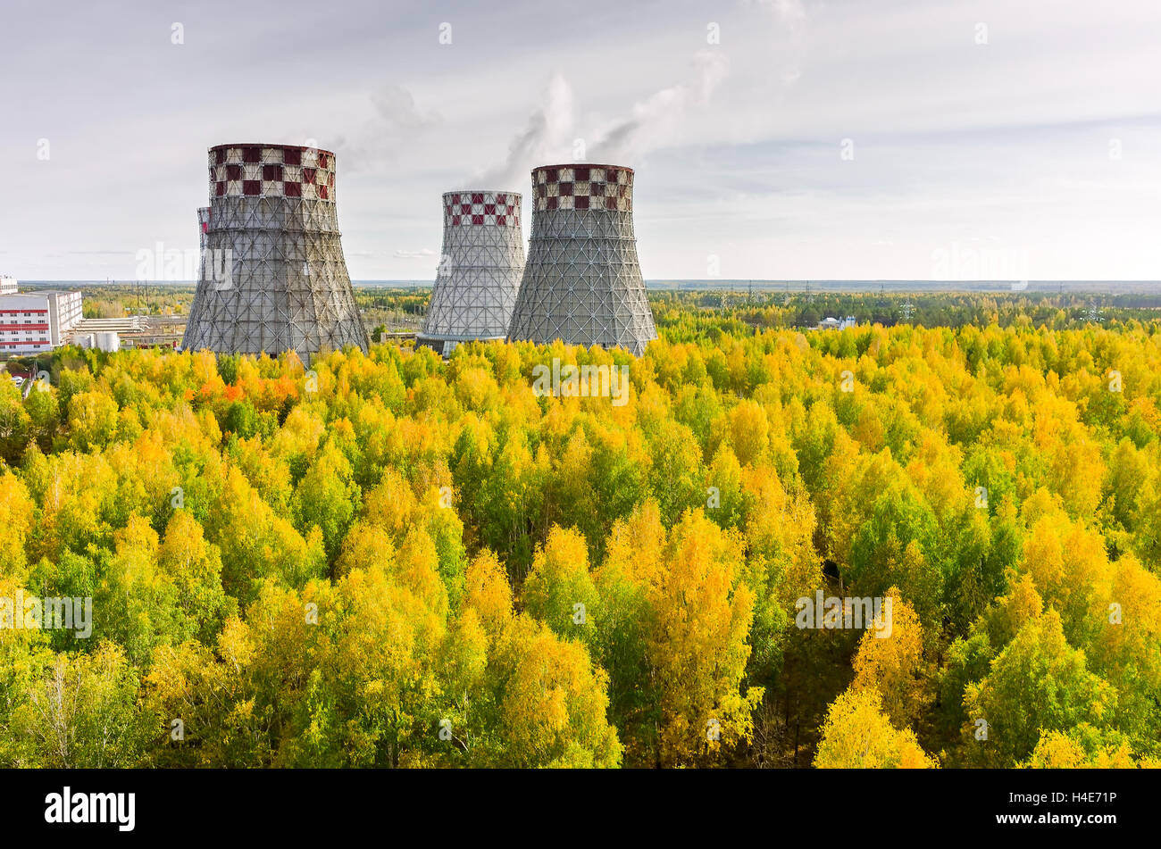 City Energy and Warm Power Factory Stock Photo - Alamy