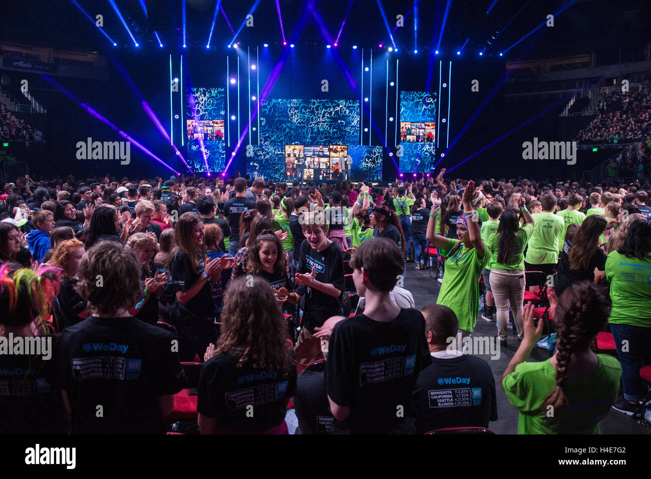 Middle and high school students get excited about WE Day Seattle events ...