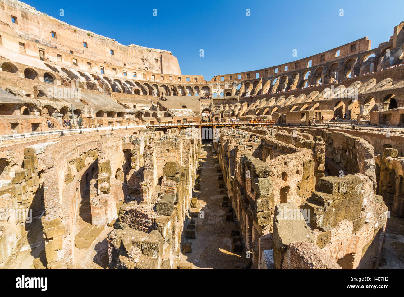 ROME – AUGUST 26: Interior of Roman Colosseum or Coliseum Amphitheatre ...