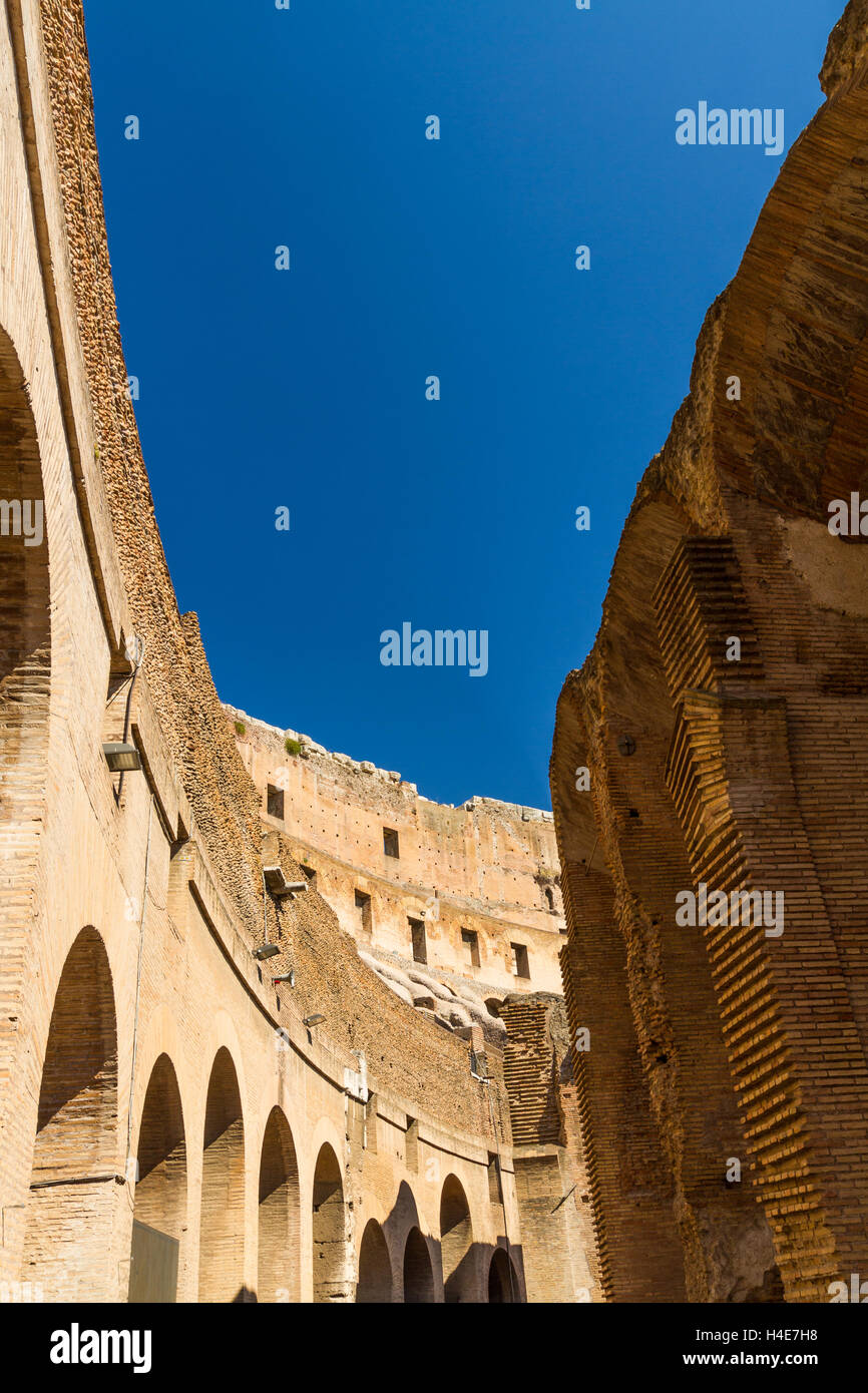 ROME – AUGUST 26: Interior of Roman Colosseum or Coliseum Amphitheatre ...
