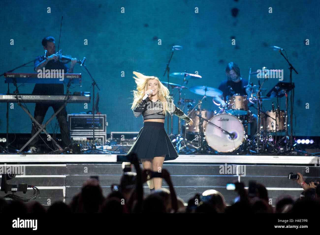The Band Perry performed for the crowd at WE Day Seattle in Key Arena ...