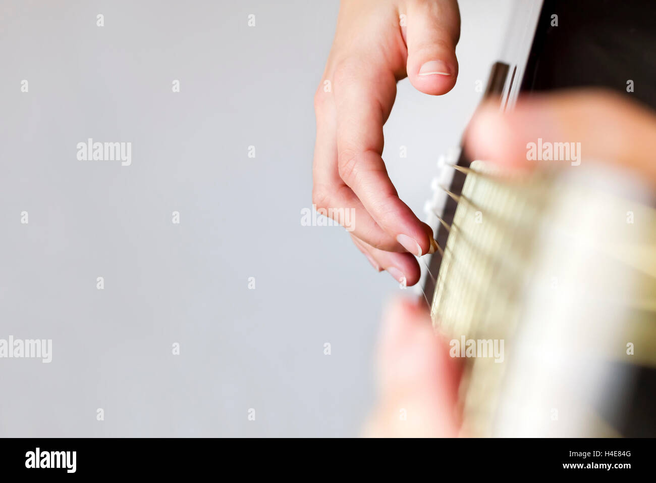 Prepare to play a few notes Stock Photo - Alamy