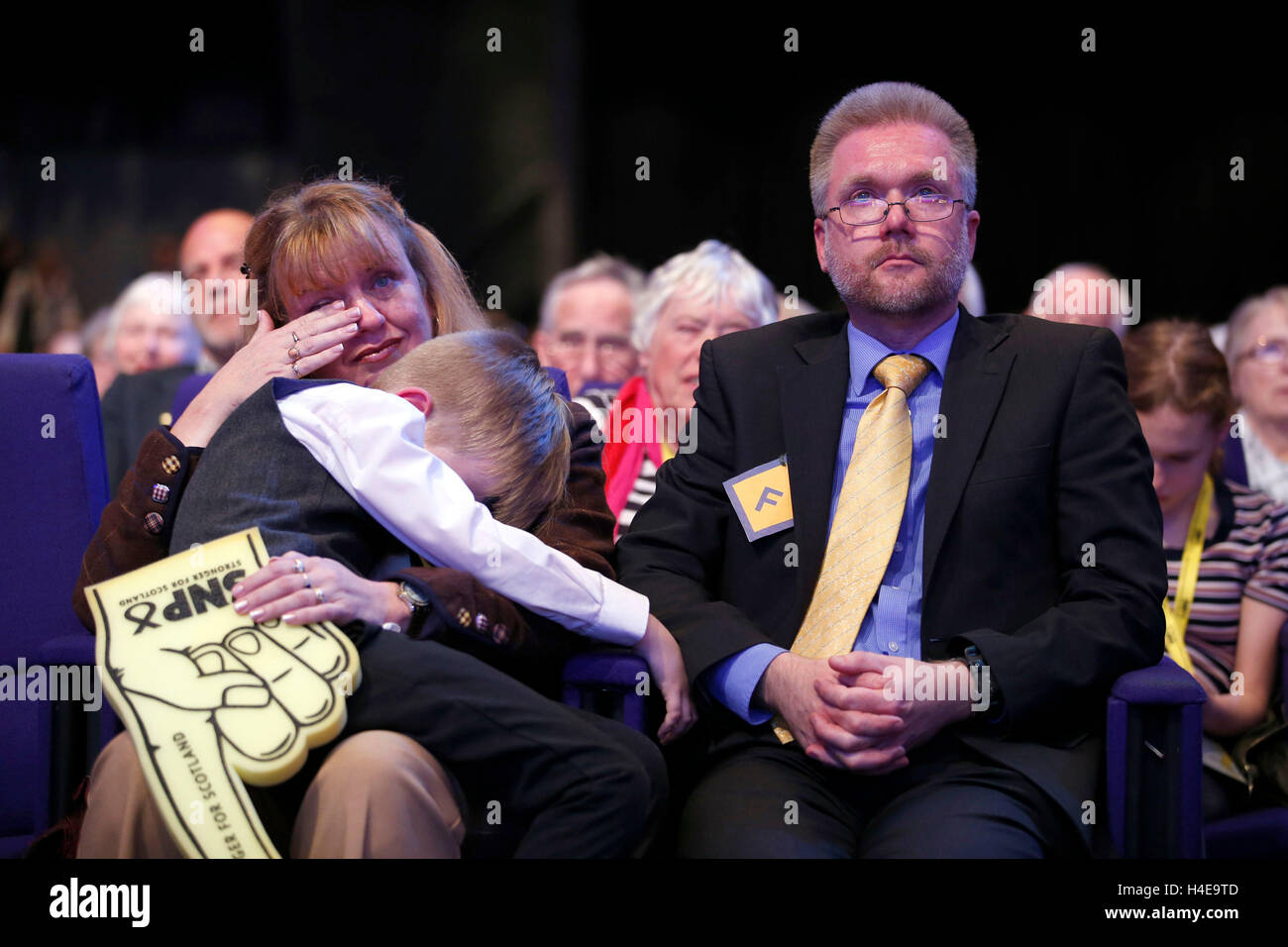 Kathryn and Gregg Brain with their son Lachlan at the SNP conference in ...