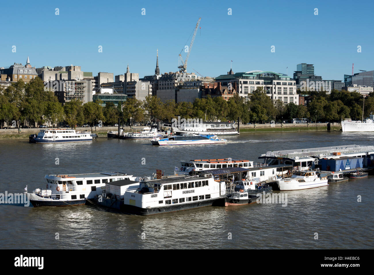 Waterloo bridge view hi-res stock photography and images - Alamy