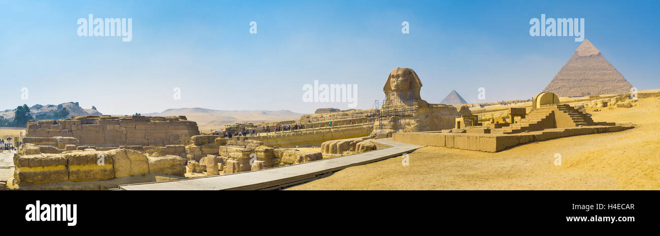The Sphinx is the largest monolith statue in the world and the oldest ...