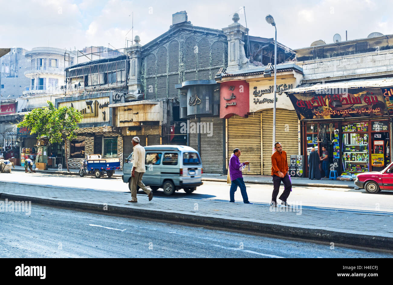 The neighborhood around Ataba square is traditionaly market area, here ...