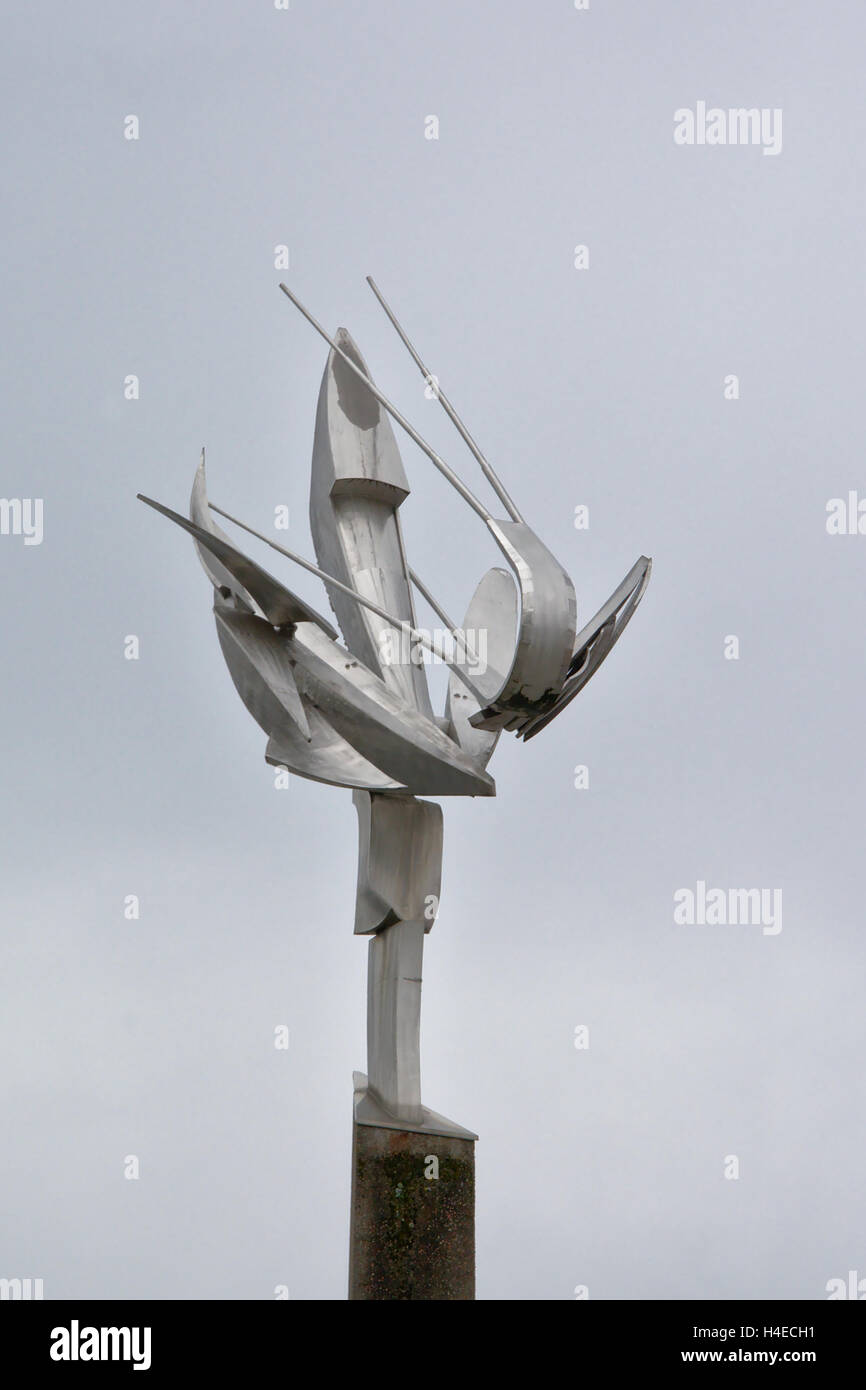 Shrimp monument in Stavanger harbour Stock Photo - Alamy