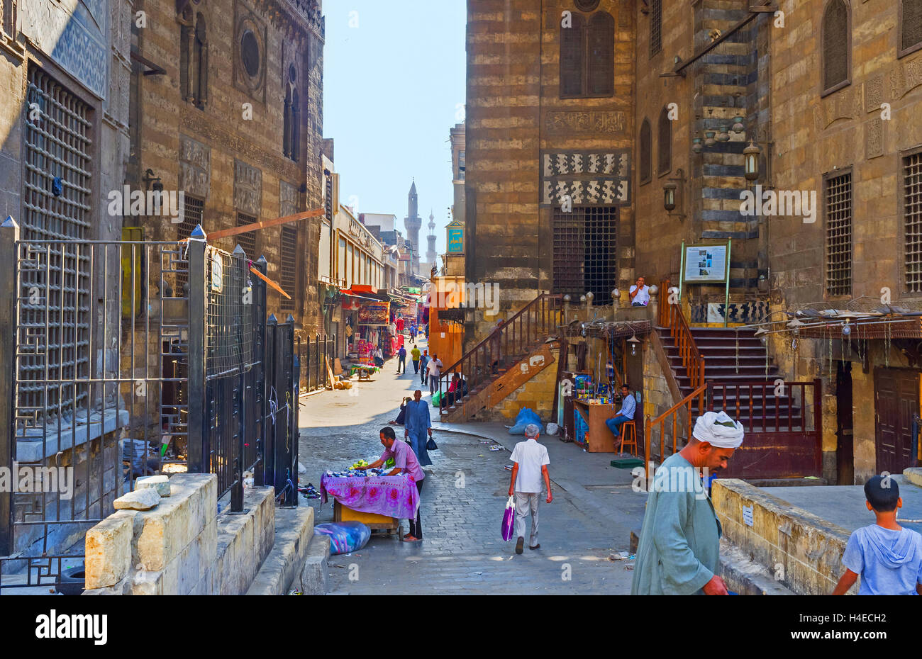 The bazaar functioned in the covered pass of Sultan Al-Ghuri Complex ...