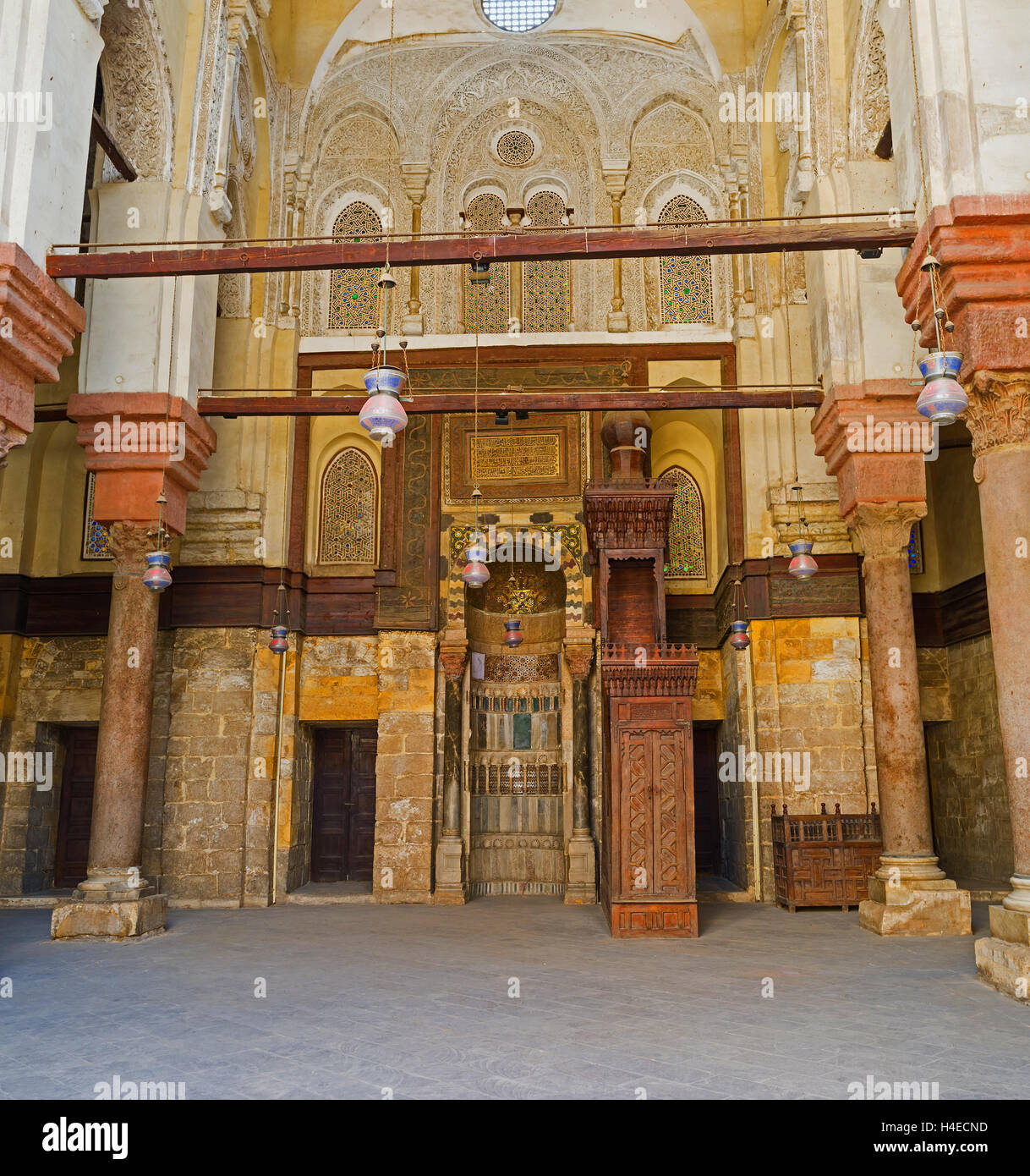 Qalawun dome interior hi-res stock photography and images - Alamy