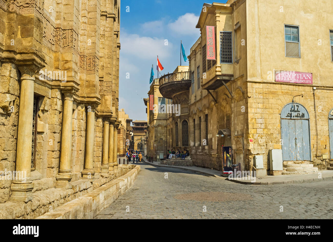 The Al-Muizz street is the center of historic Islamic district, Cairo ...