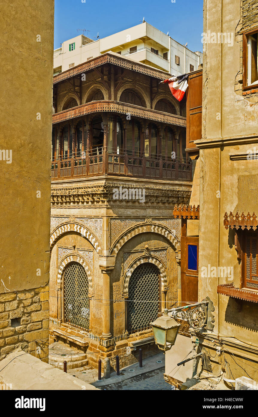 The view from the balcony of the Palace of Amir Beshtak on Sabil-Kuttab ...